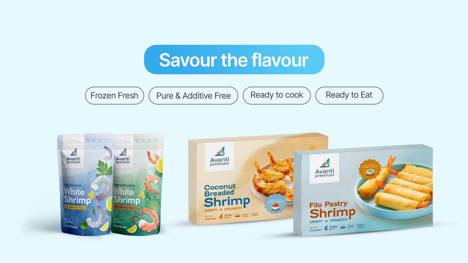 Avanti Frozen Foods - Shrimp products Exporter | Shrimp Exporter India